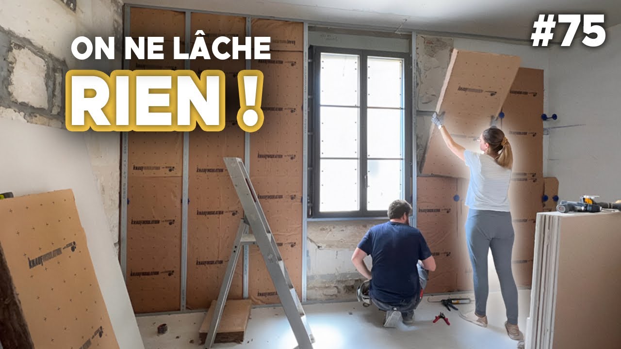 ON NE LÂCHE RIEN !! - Vlog rénovation #75 | tribulationsdanais - YouTube