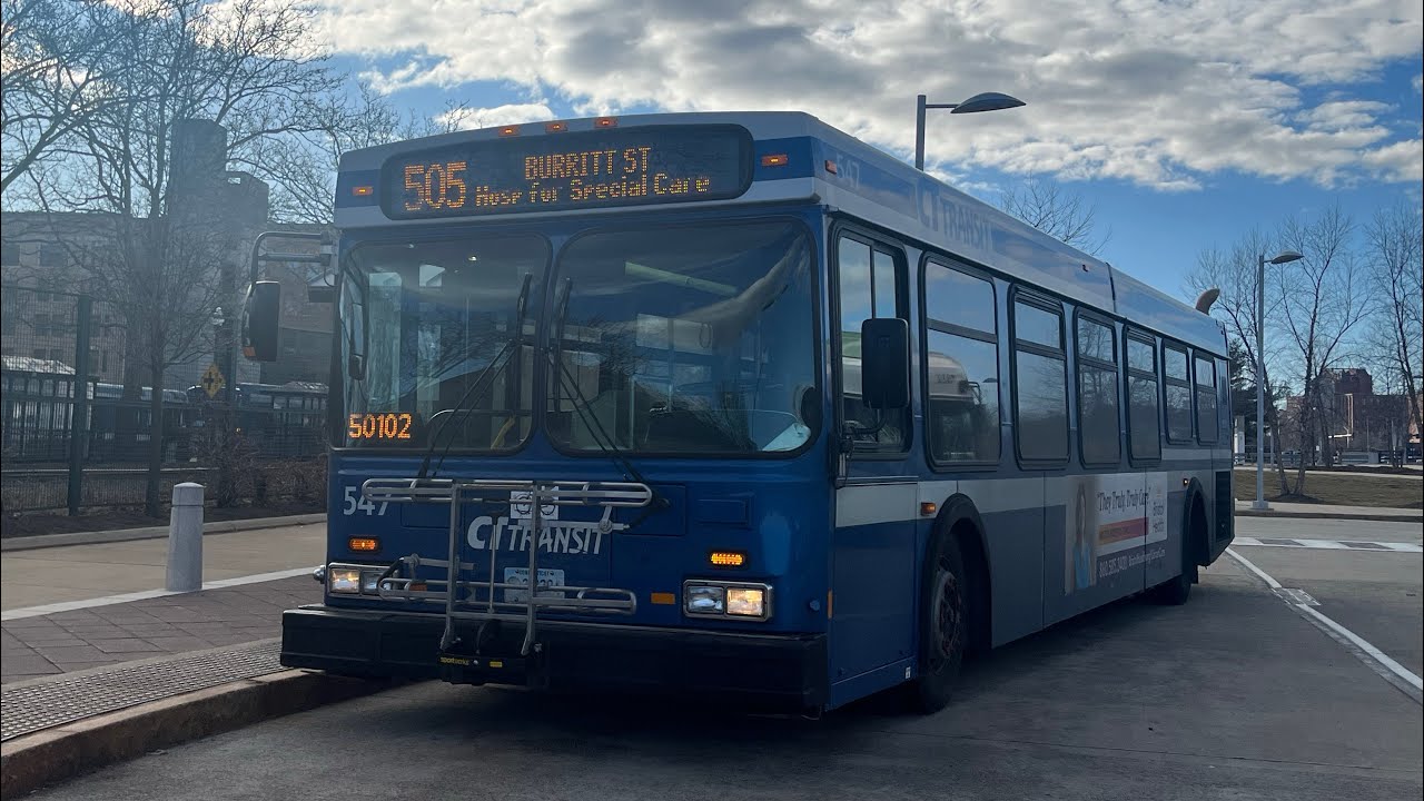 Ride on: CTtransit #547 on Route 501 - YouTube