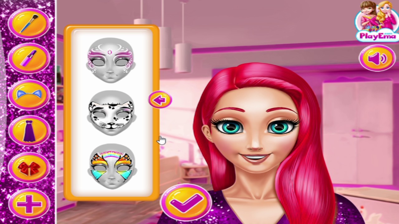 Princess Face Painting Game - YouTube