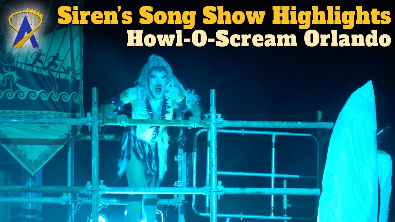 Siren's Song Show Highlights Howl-O-Scream Orlando - YouTube