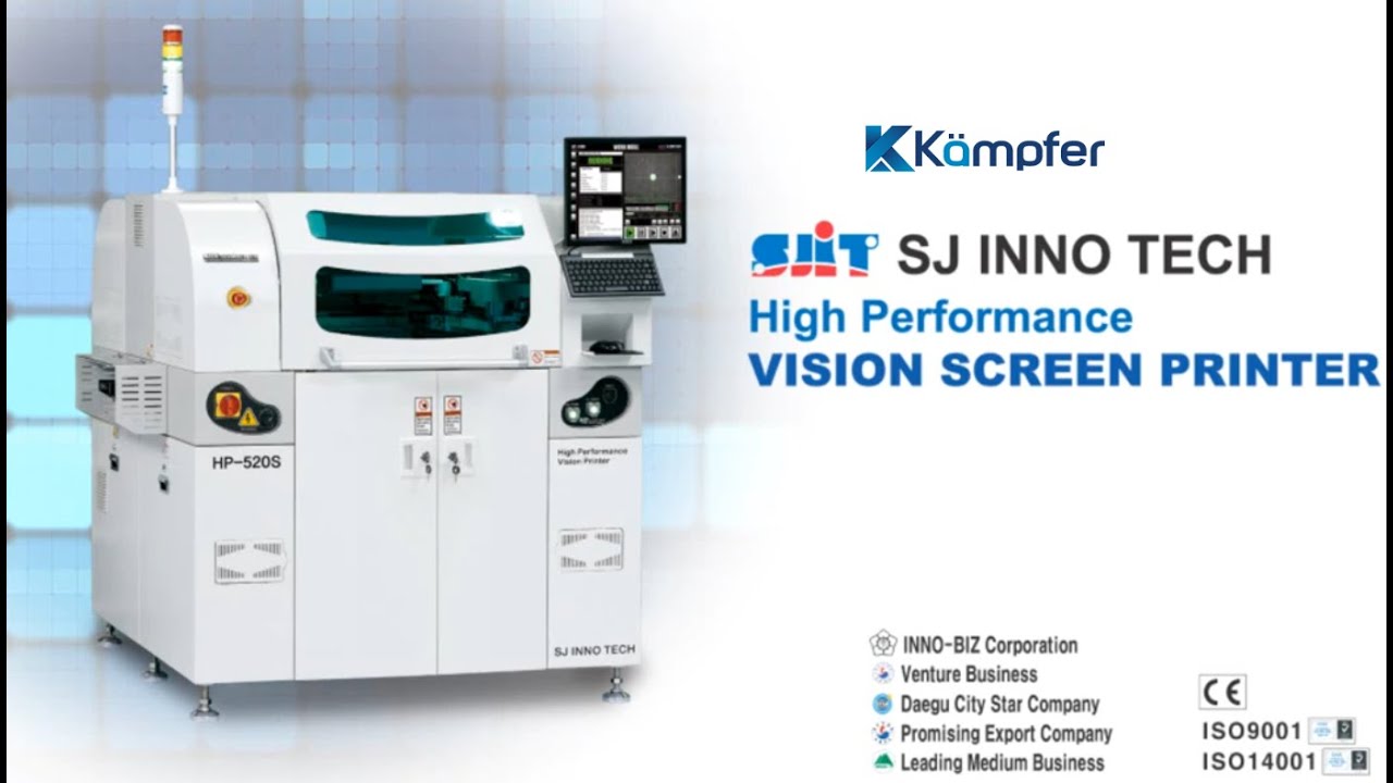 SJ Inno Tech Solder Paste Printer with SPI - Kampfer Automation India ...