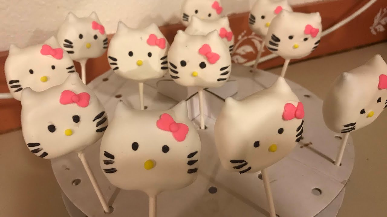 Hello Kitty Cake Pops