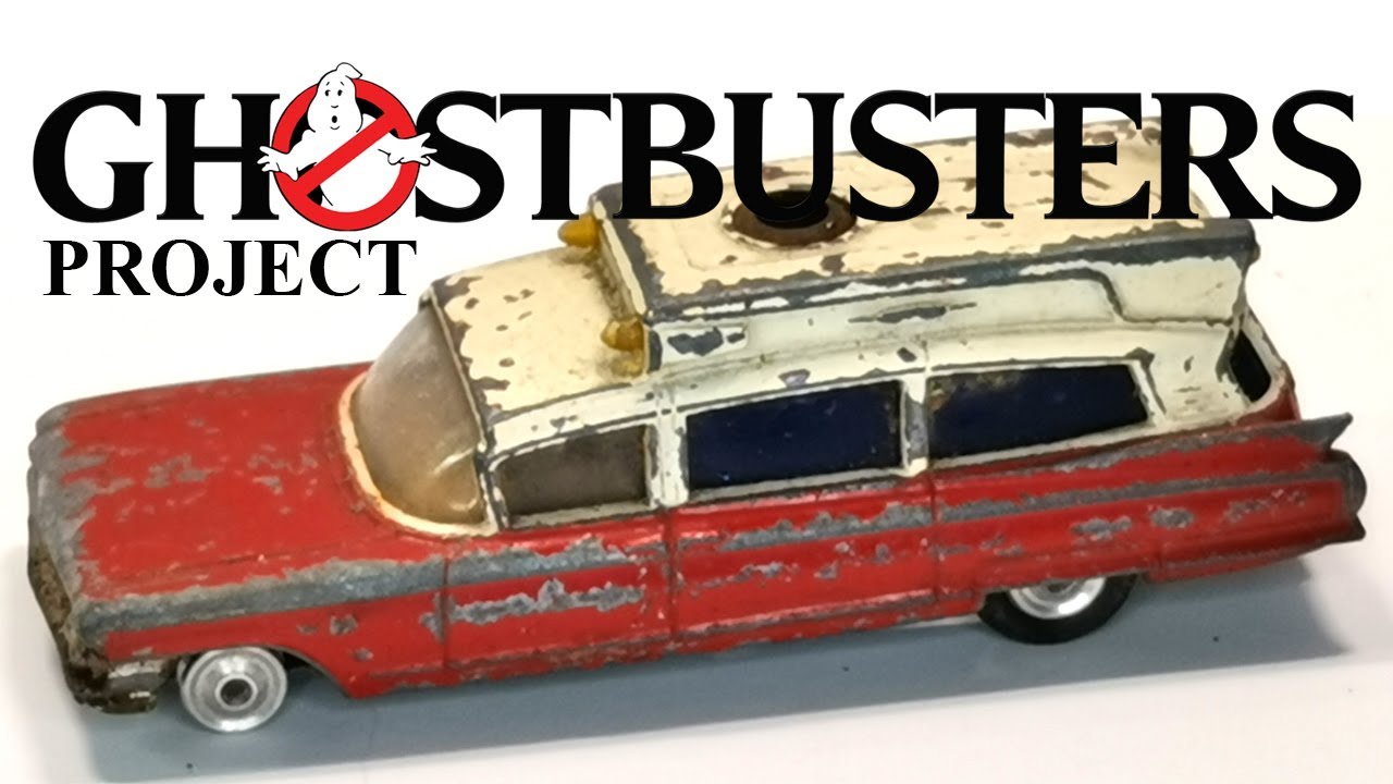Corgi Ghostbusters Custom Ecto 1 budowa. Zabawka model odlewany. - YouTube