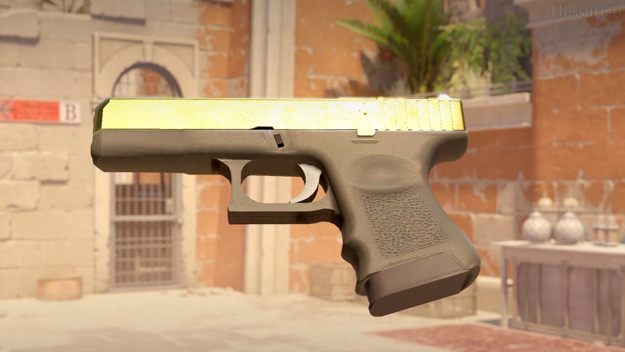 Glock Brass (Field-Tested) - CS2 Skin Showcase - YouTube