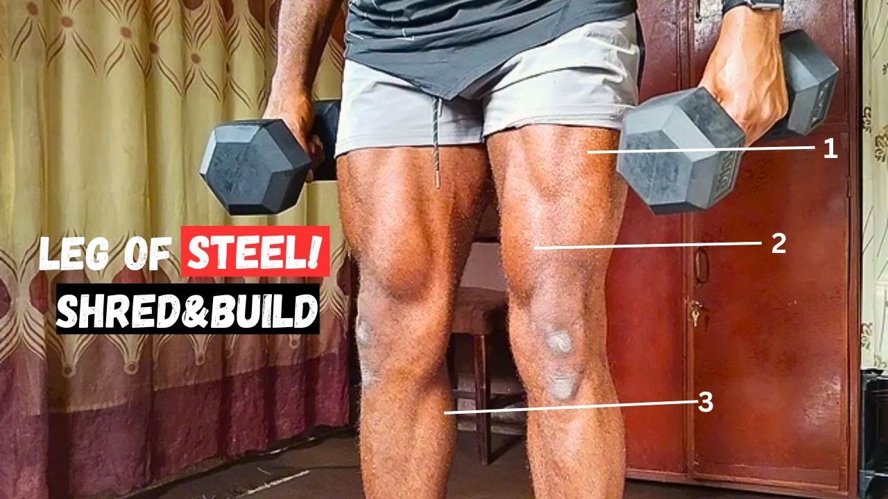 Leg Of Steel: Shred and Build Lower Body In 8 Mins - YouTube