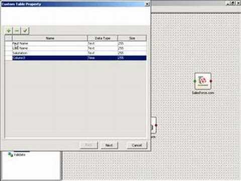 Apatar Demo: Populating SalesForce.com with Apatar - YouTube