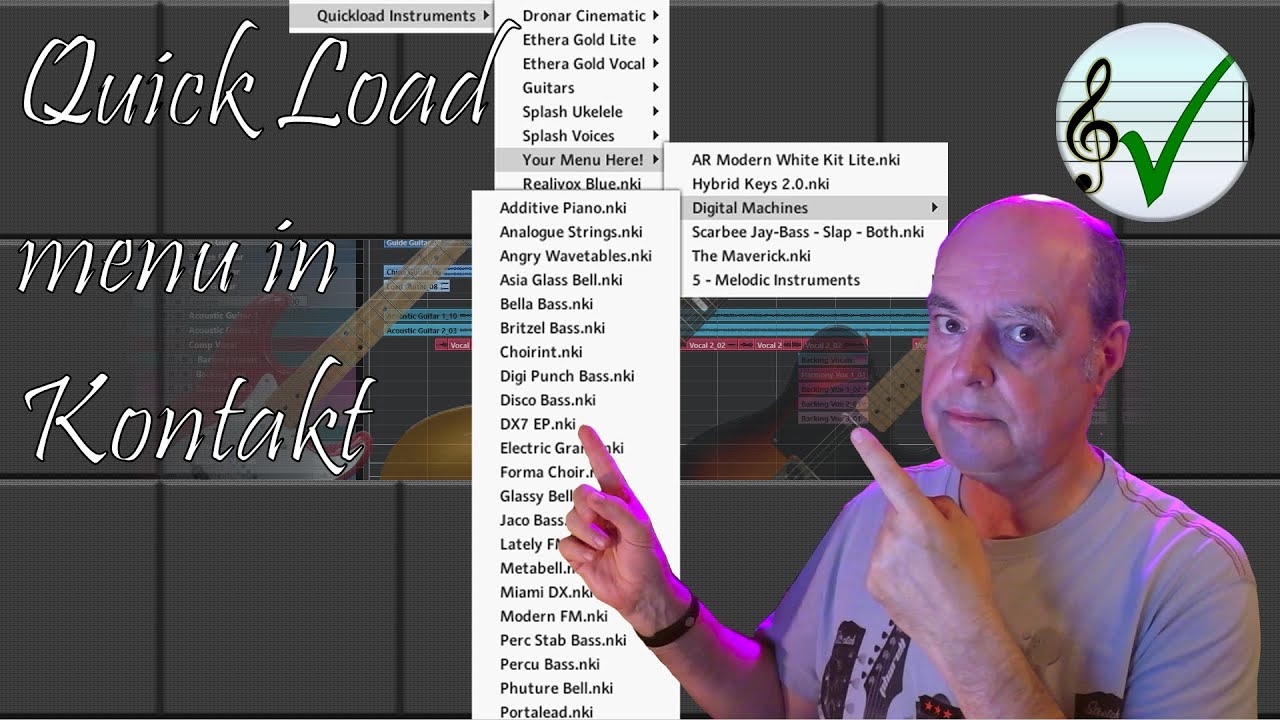 Build a quick load menu in Kontakt - YouTube