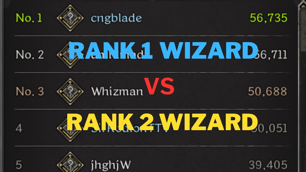 Rank 1 vs Rank 2 Wizard | Dark and Darker - YouTube