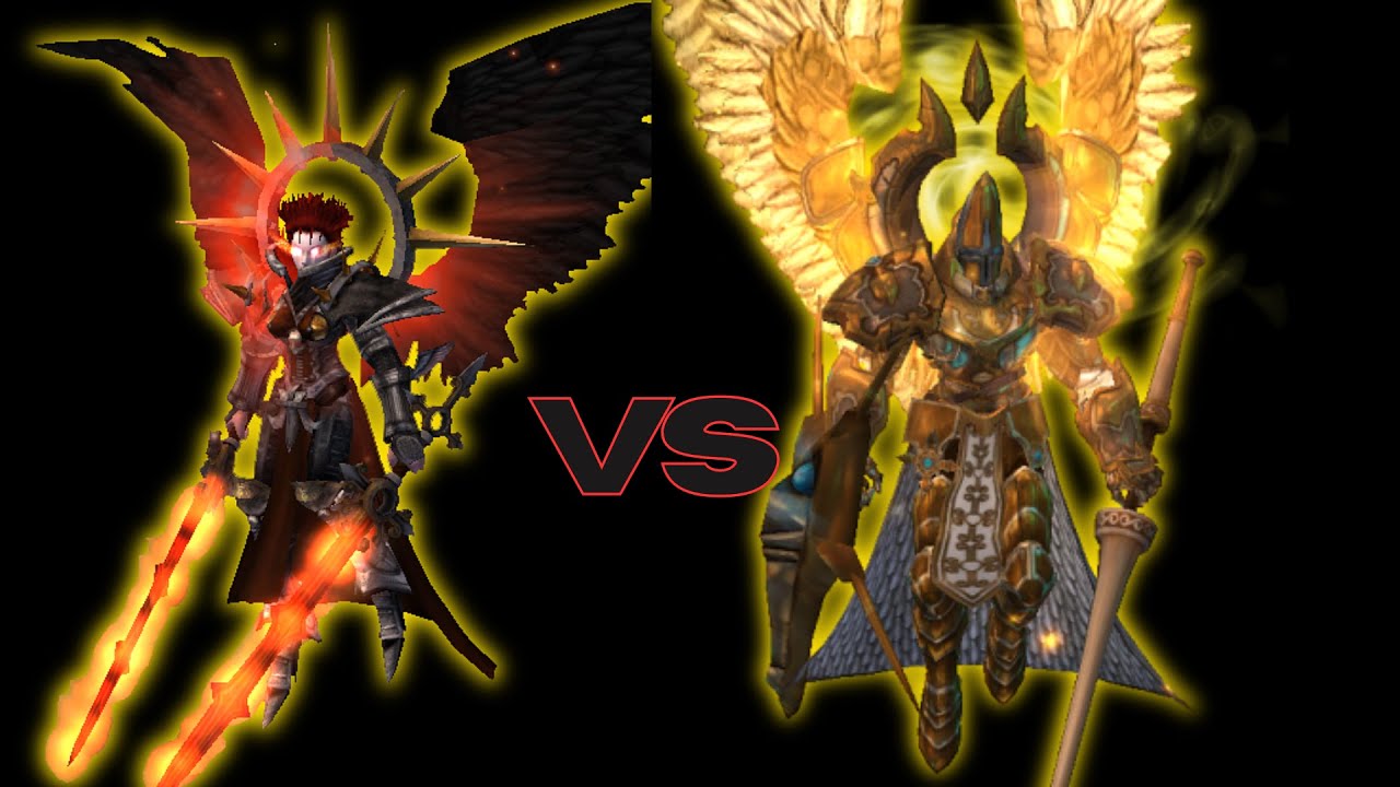 Heroes of Might and Magic V - Seraphim vs Seraphia (Hard battle) - YouTube