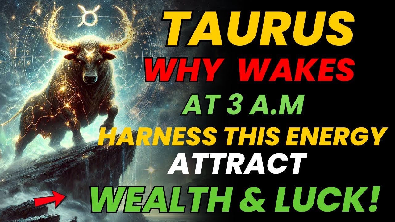 Why Taurus Wakes at 3 A.M. 🕒 Harness This Energy to Attract Wealth and ...