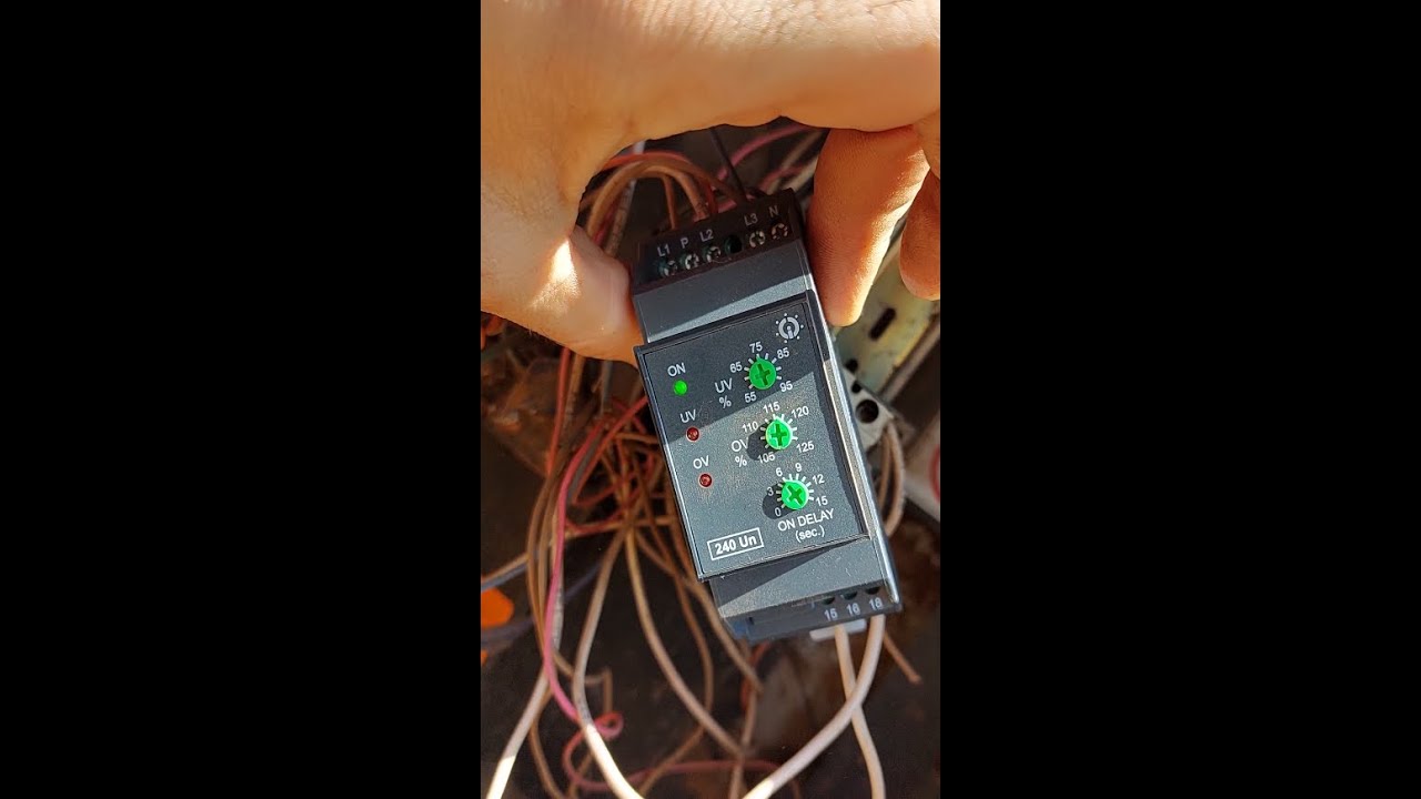 Three Phase Voltage Monitoring Relay VMR relay Phase Failure Relay ...