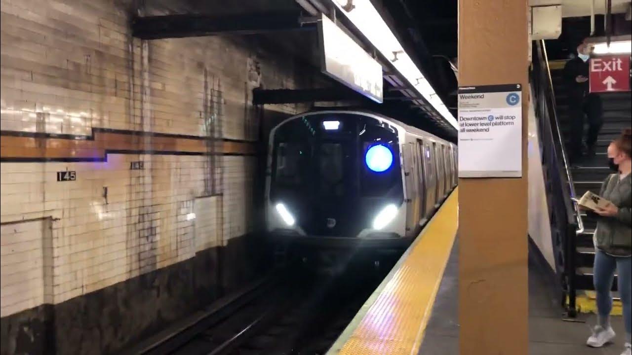 EXCLUSIVE: R211A (A) Train @ 145th Street - YouTube