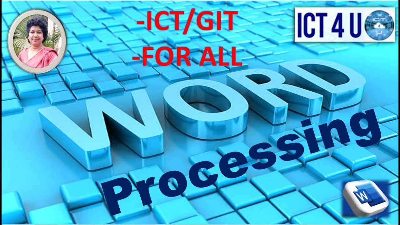 Word Processing Practical Lesson - 1 - YouTube