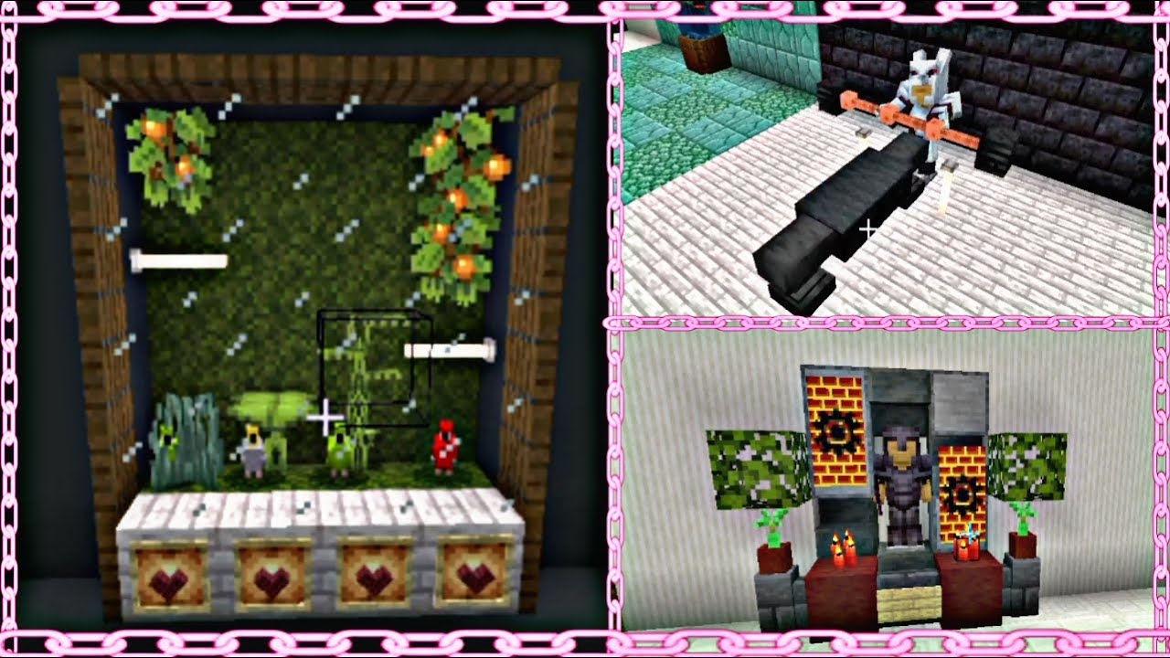 Minecraft: 5 + mini build hacks tutorial || Minecraft building ...