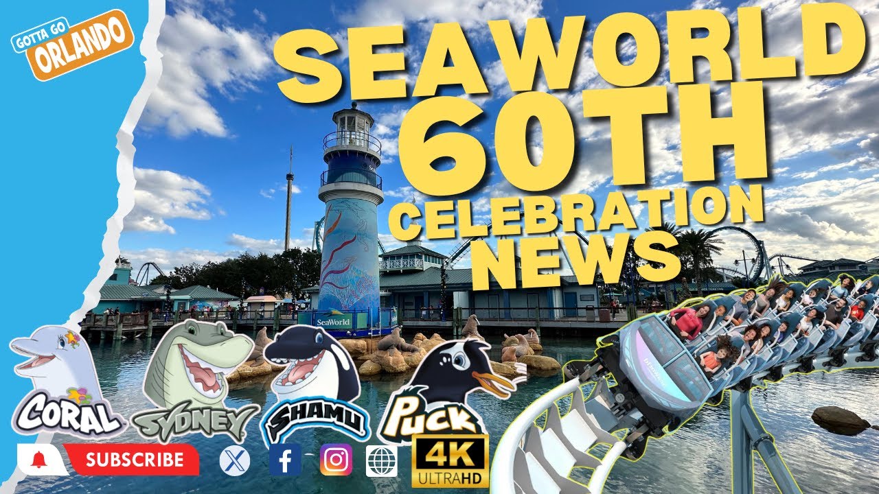 SeaWorld 60th Anniversary So What's NEW? - YouTube