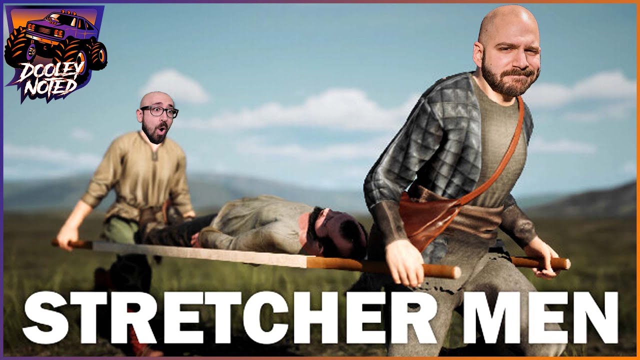 WHY IS HE SLIPPERY?! | STRETCHER MEN - YouTube