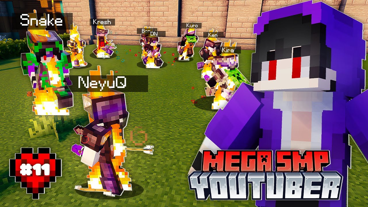 MINECRAFT MEGA SMP* TẬP 11 - CUỘC CHIẾN TOÀN SERVER GHOST WING BỊ VẠ ...