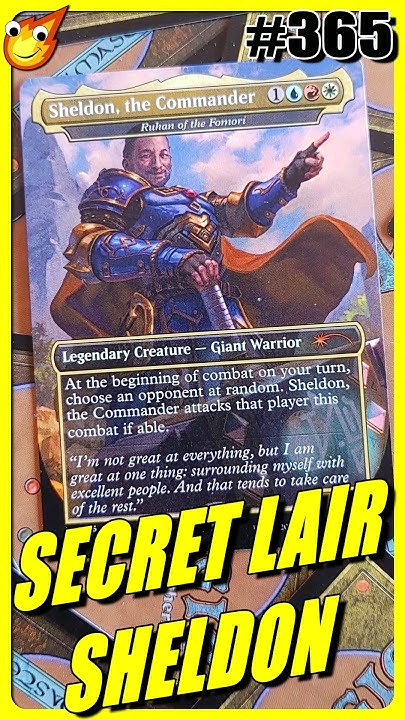 Opening Secret Lair Sheldon's Spellbook | #mtg #shorts - YouTube