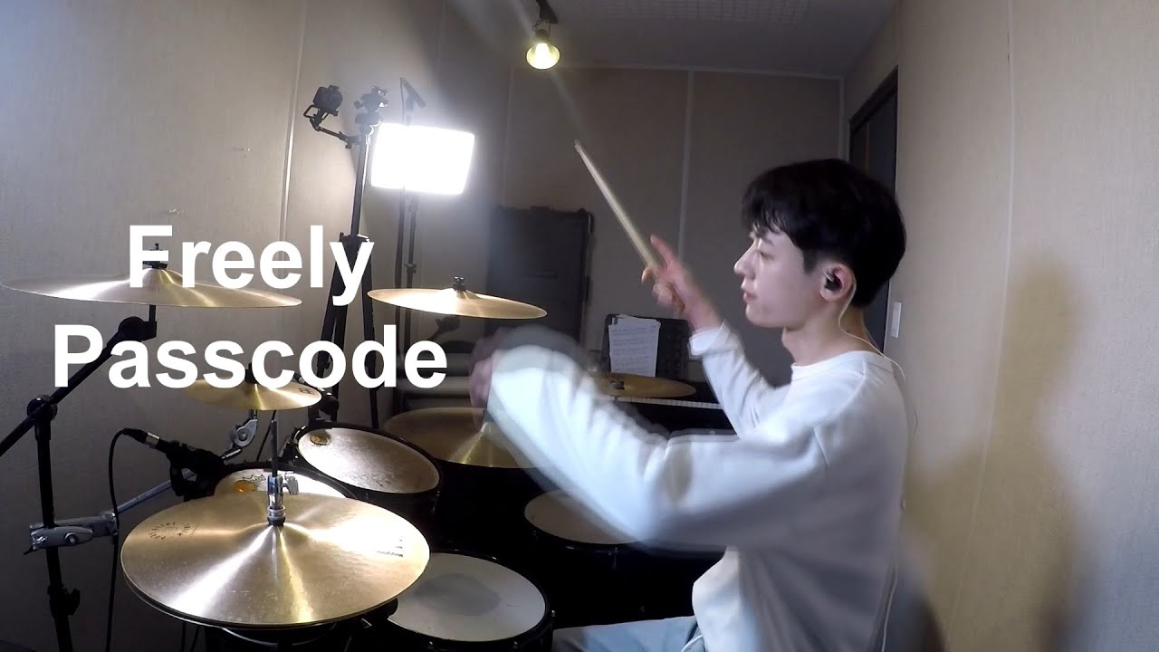 Freely-Passcode drum cover - YouTube