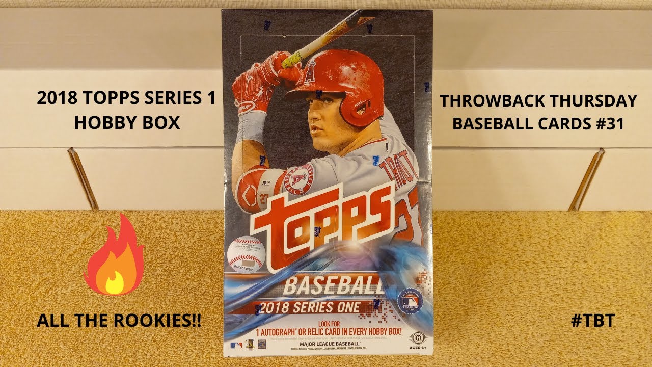 Throwback Thursday Baseball Cards #31: 2018 Topps Series 1 Baseball ...