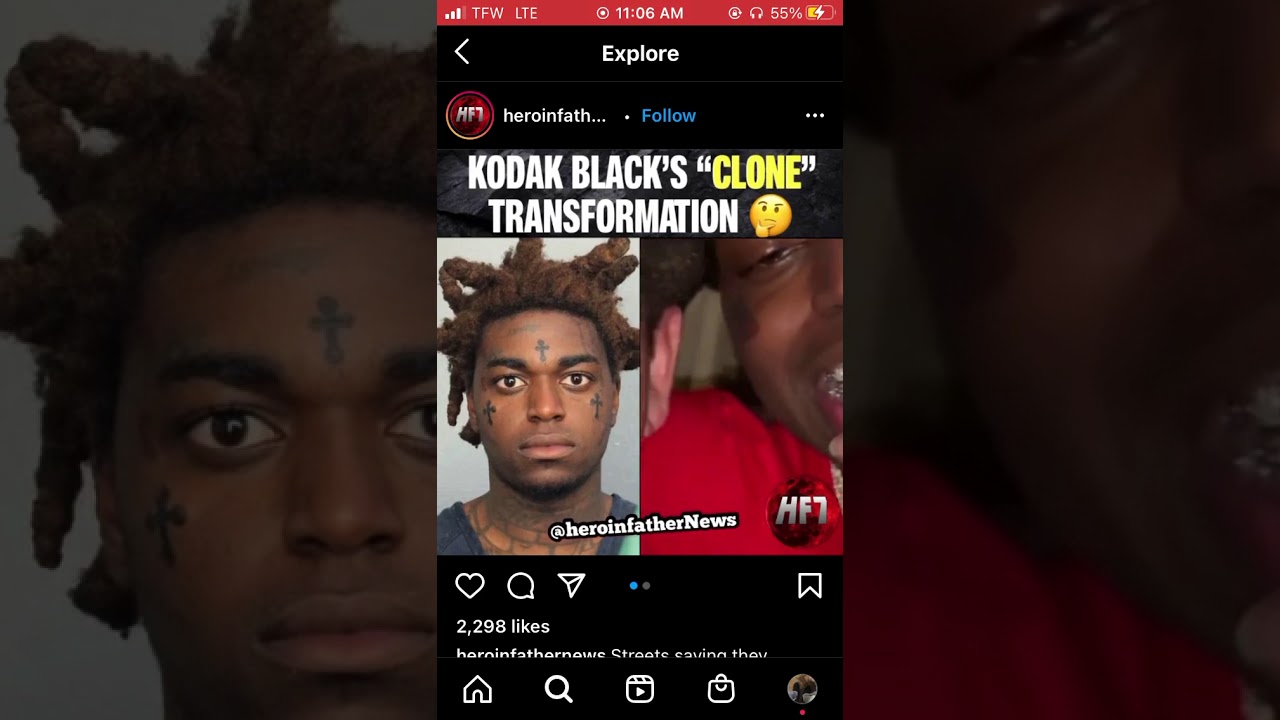 Kodak black is a Clone the real Kodak is Dead‼️‼️‼️😯 Must watch ‼️ ...