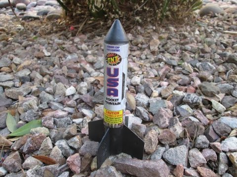 TNT Fireworks - USA Rocket Fountain - YouTube