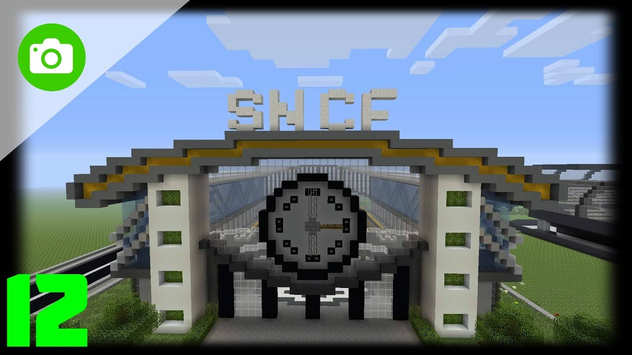 LA VILLE MINECRAFT, #12 : LA GARE - YouTube