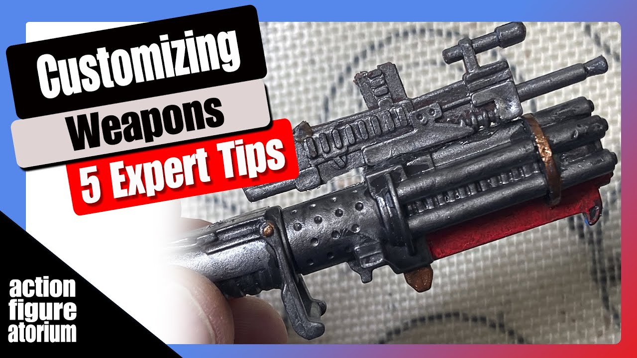 Design Build Paint | 5 EXPERT Tips to Customize Action Figure Weapons ...
