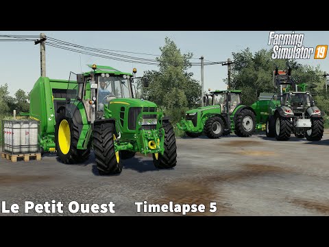 Spreading Lime, Sowing Corn, Barley Harvesting│Le Petit Ouest│FS 19│Timelapse#05