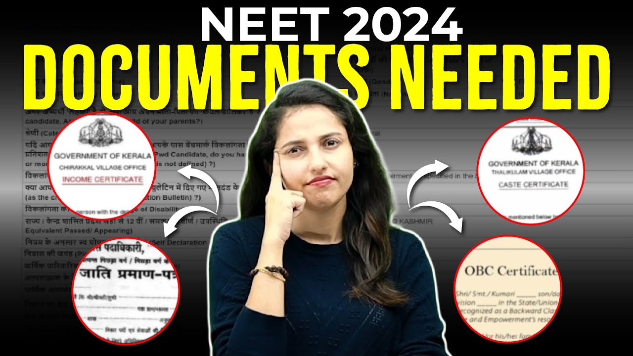 Documents Required for NEET 2024 Registration ! NEET 2024 Exam ...