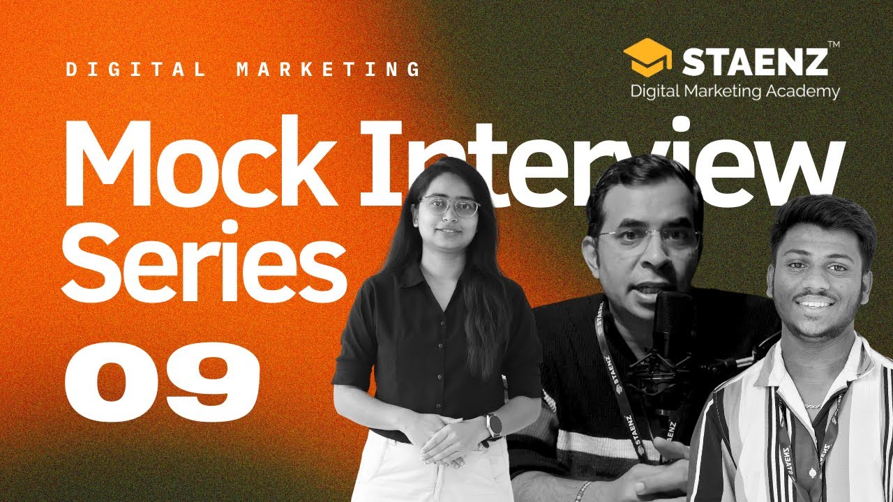 Digital Marketing Interview | STAENZ Academy | A Student came from ...