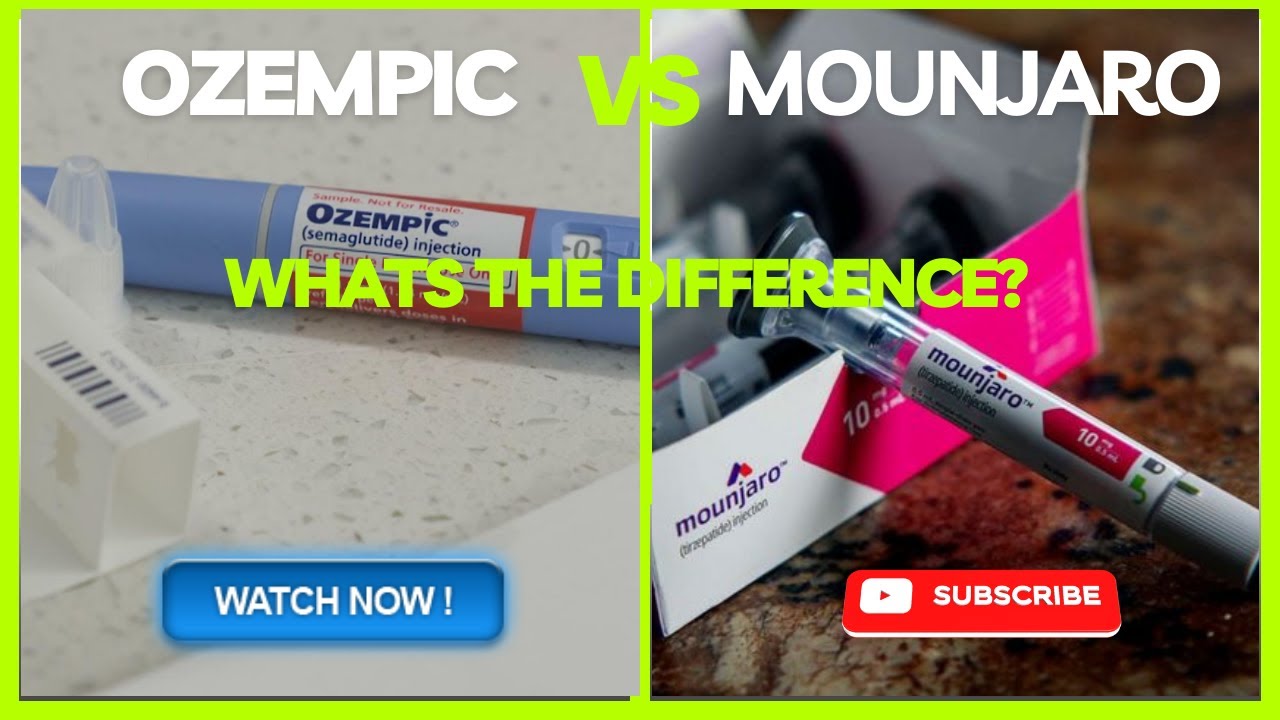 Ozempic - Semaglutide - Mounjaro What's the difference? - YouTube