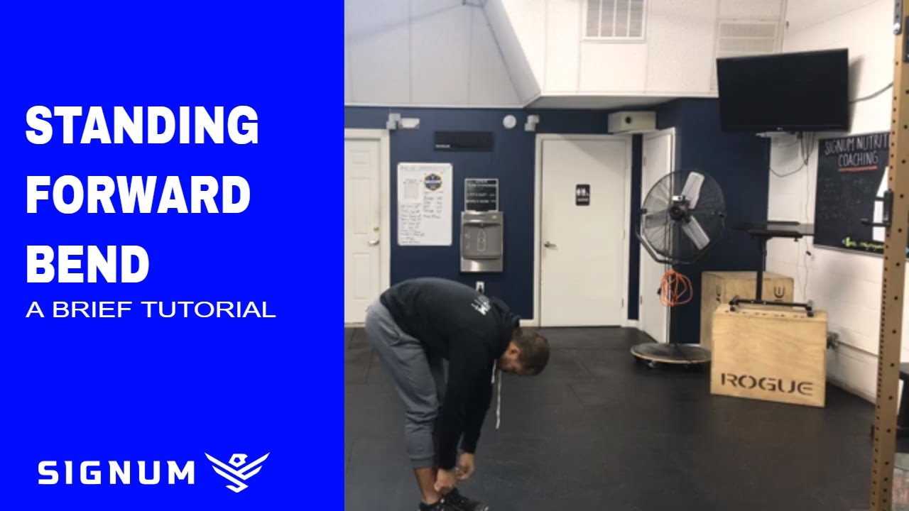 Standing Forward Bend | A Tutorial - YouTube