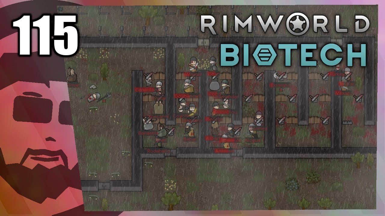 A badly timed Neanderthal raid | RimWorld | BigVlad Let's Play | Part ...