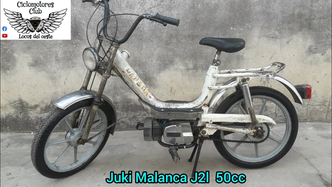 Hoy le mostramos una Juki Malanca J2l 50cc rescatada del abandono por ...