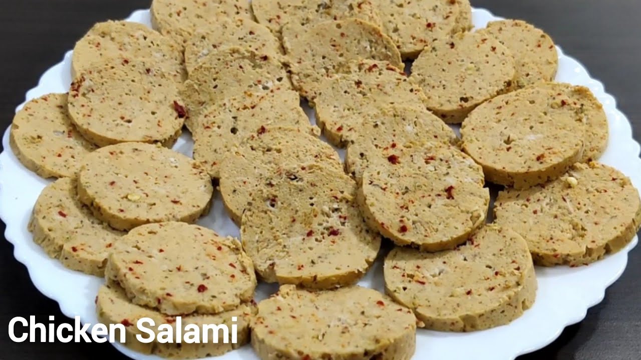 Chicken Salami Recipes | Homemade Chicken Salami | salami recipe - YouTube
