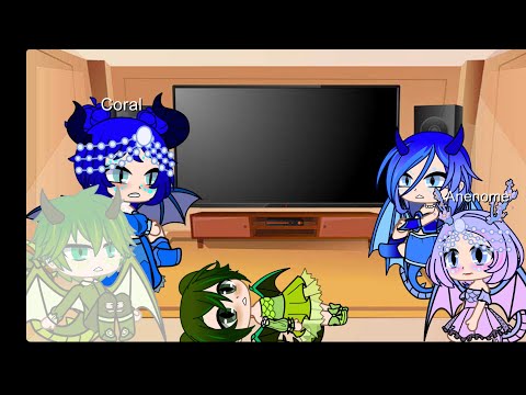 Wings of Fire sea wing royal family reacts to Orca