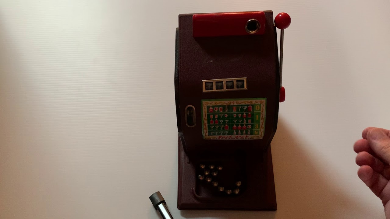 Mechanical Jack Pot Champagne Slot Machine Video - YouTube