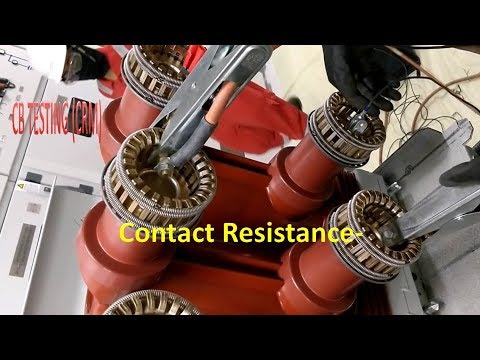 Circuit breaker Contact Resistance Test | VD4 Contact resistance Test ...