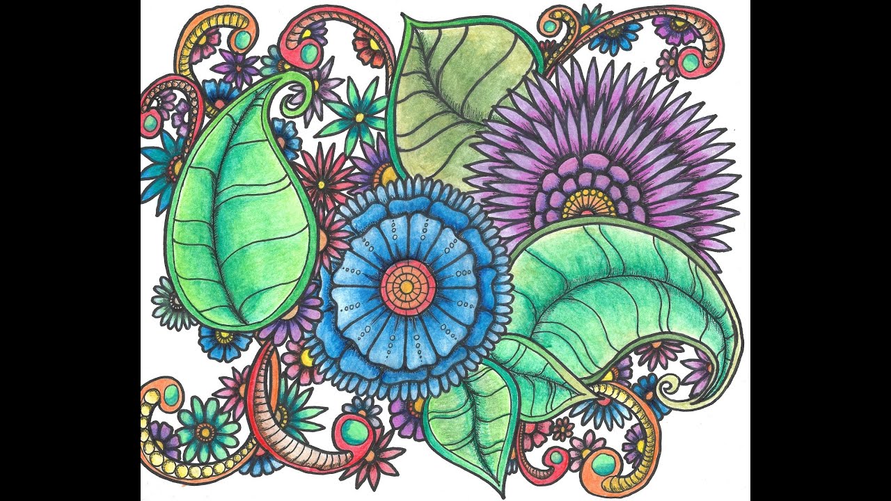 Flower Flourish ║ Doodle ║ Tiffany Lovering - YouTube
