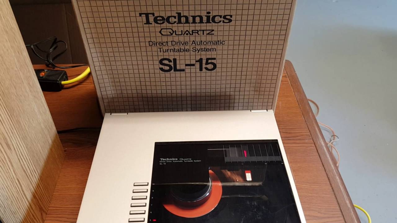 Technics SL-15 turntable with original P205CMK3 cartridge and original ...