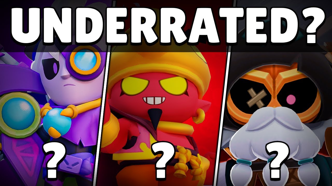 The 5 Most Underrated Brawlers in Brawl Stars! - YouTube