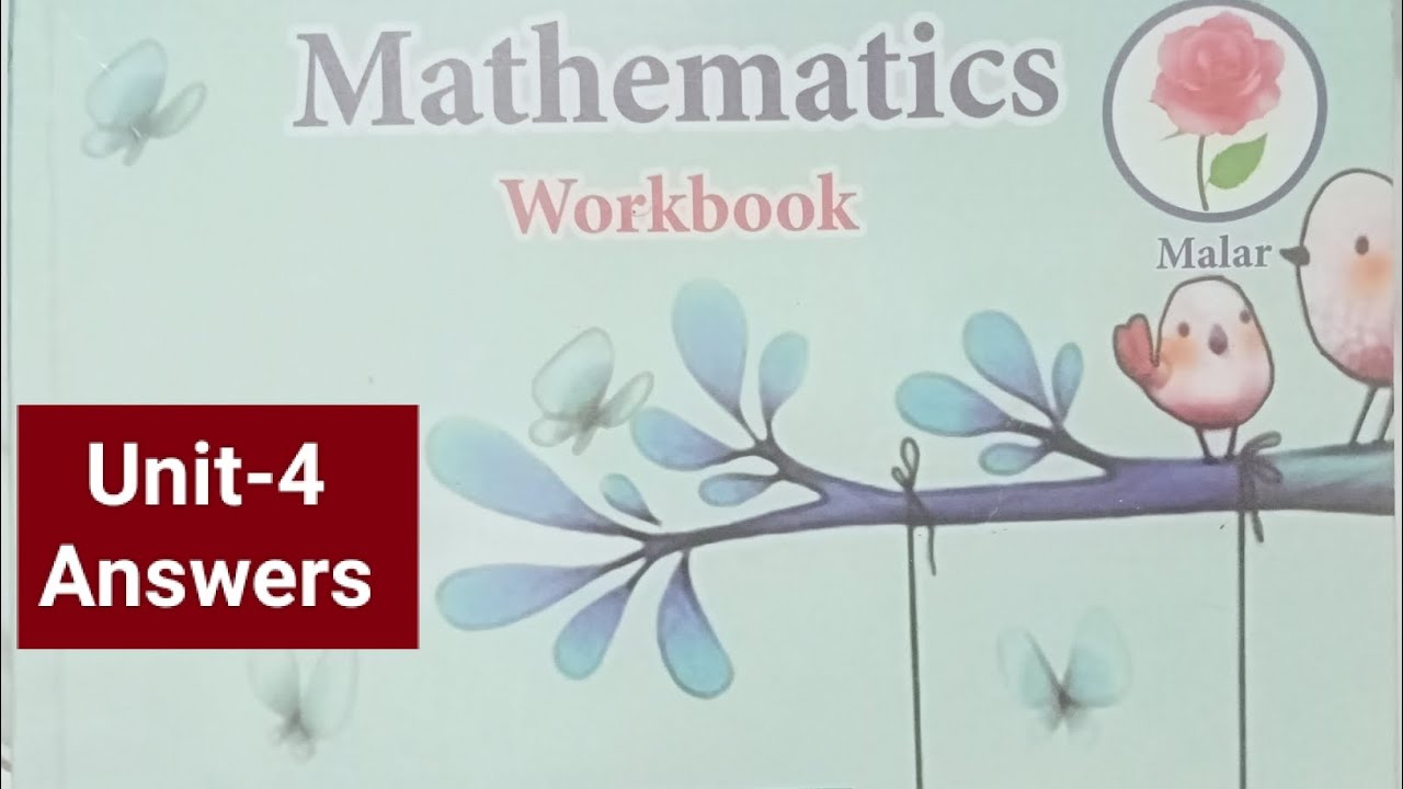 3rd std (term1) malar Maths unit-4 ennum eluthum workbook key answers...2024-25 - YouTube