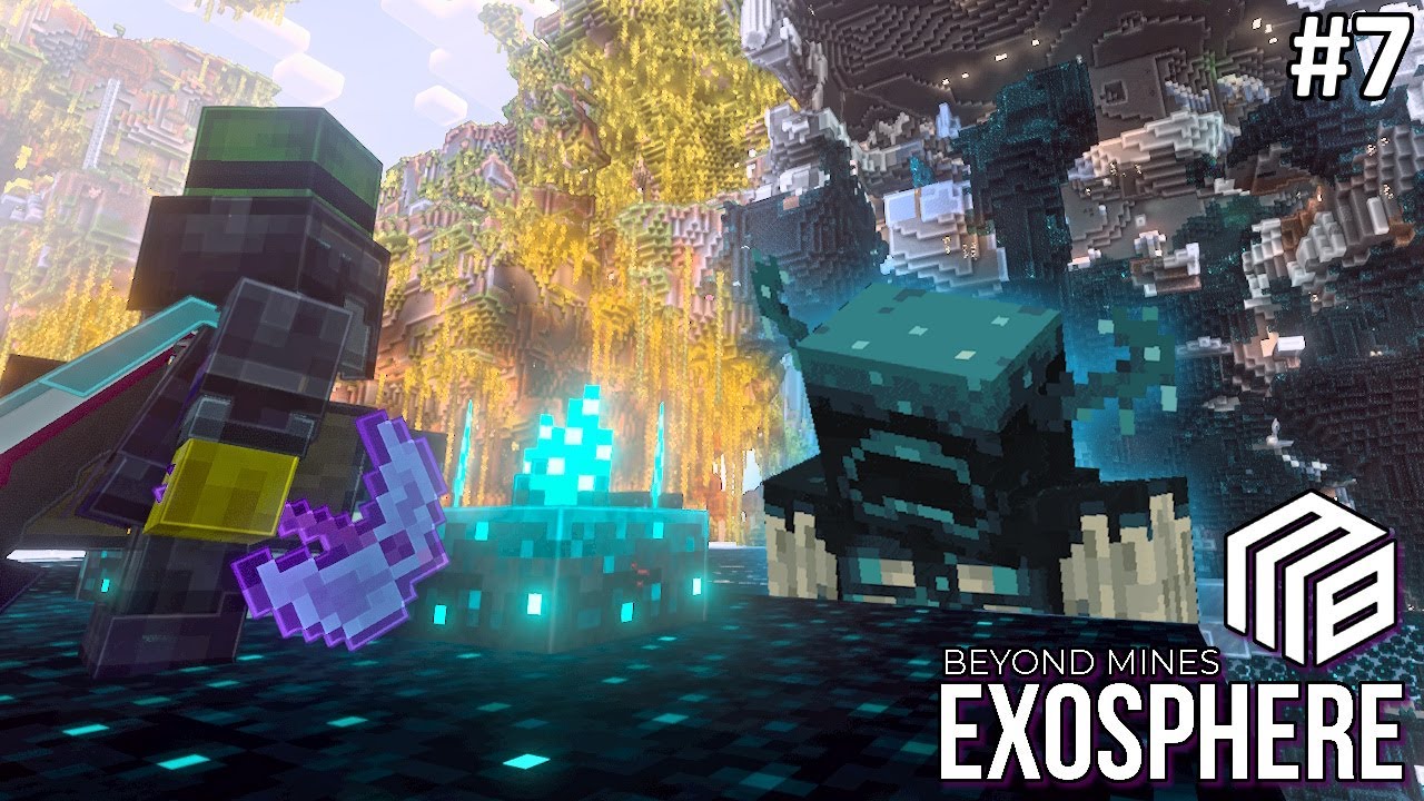 Defeating the WARDEN in BM Exosphere! | [Ep: 7] | #survival #minecraft ...