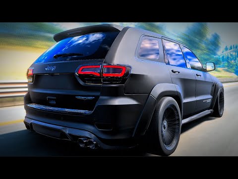 CAMMED 1000hp BLACKOUT WIDEBODY JEEP TRACKHAWK CRUISE in BeamNG.Drive ...