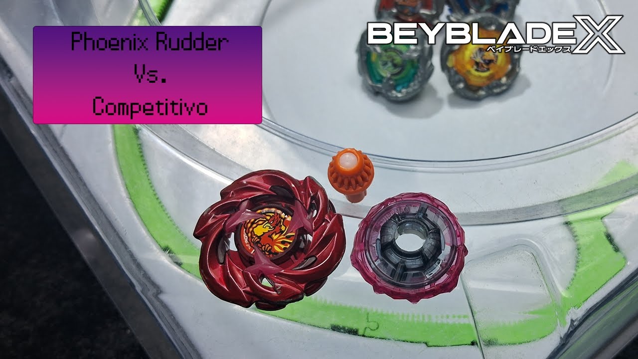 Phoenix Rudder 9-70 G Vs. 4 Combos Competitivos - Beyblade X - YouTube