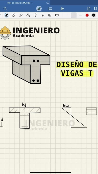 Diseño de vigas T #concretoarmado #ingenieriacivil #vigas - YouTube