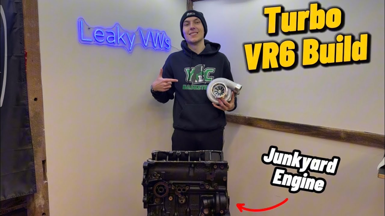 Disassembling a Junkyard VR6 to Build a Big Turbo Engine - YouTube