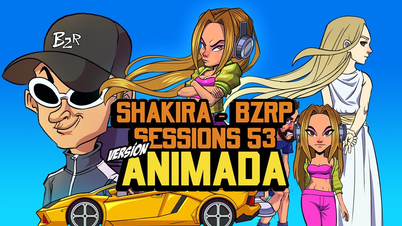 SHAKIRA Y BZRAP VERSION ANIMADA - YouTube