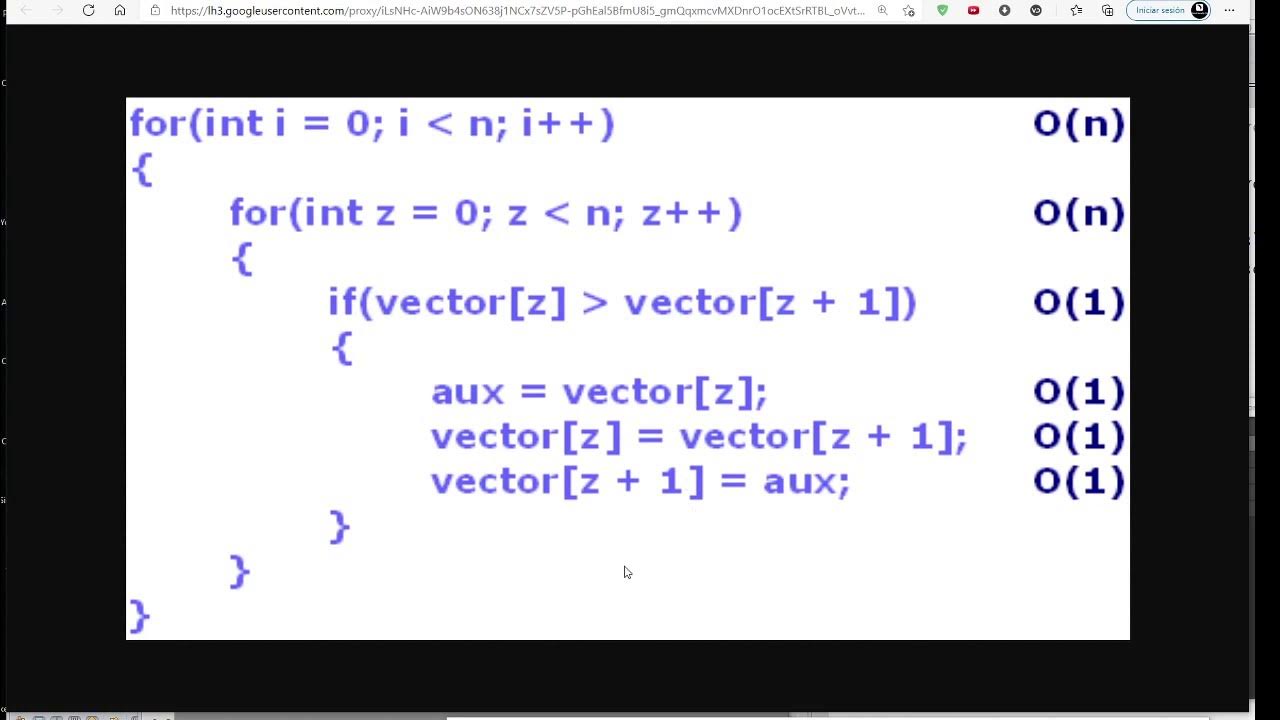 18 Bucles Anidados | Eficiencia (Acercamiento Teórico) | Estructuras de ...